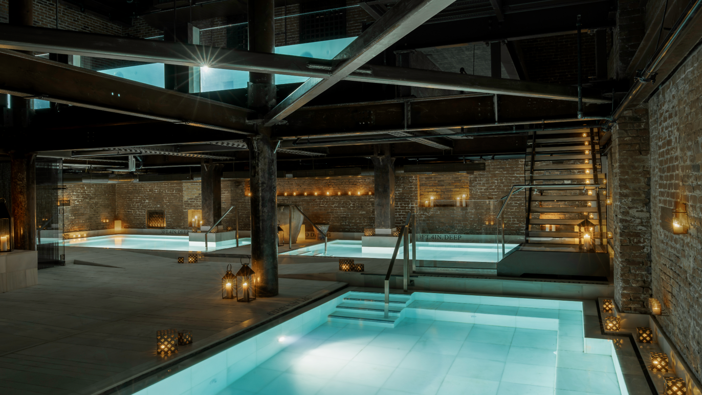 See inside the new AIRE Ancient Baths spa location in NYC