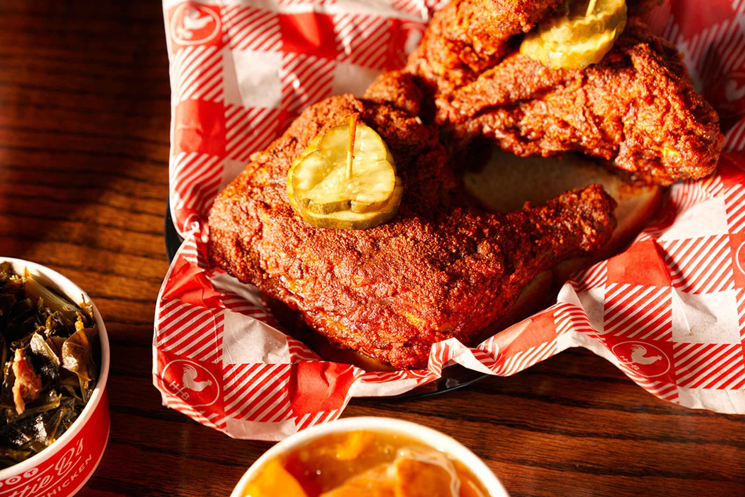 Popular Nashville hot chicken restaurant Hattie B's Hot Chicken is ...