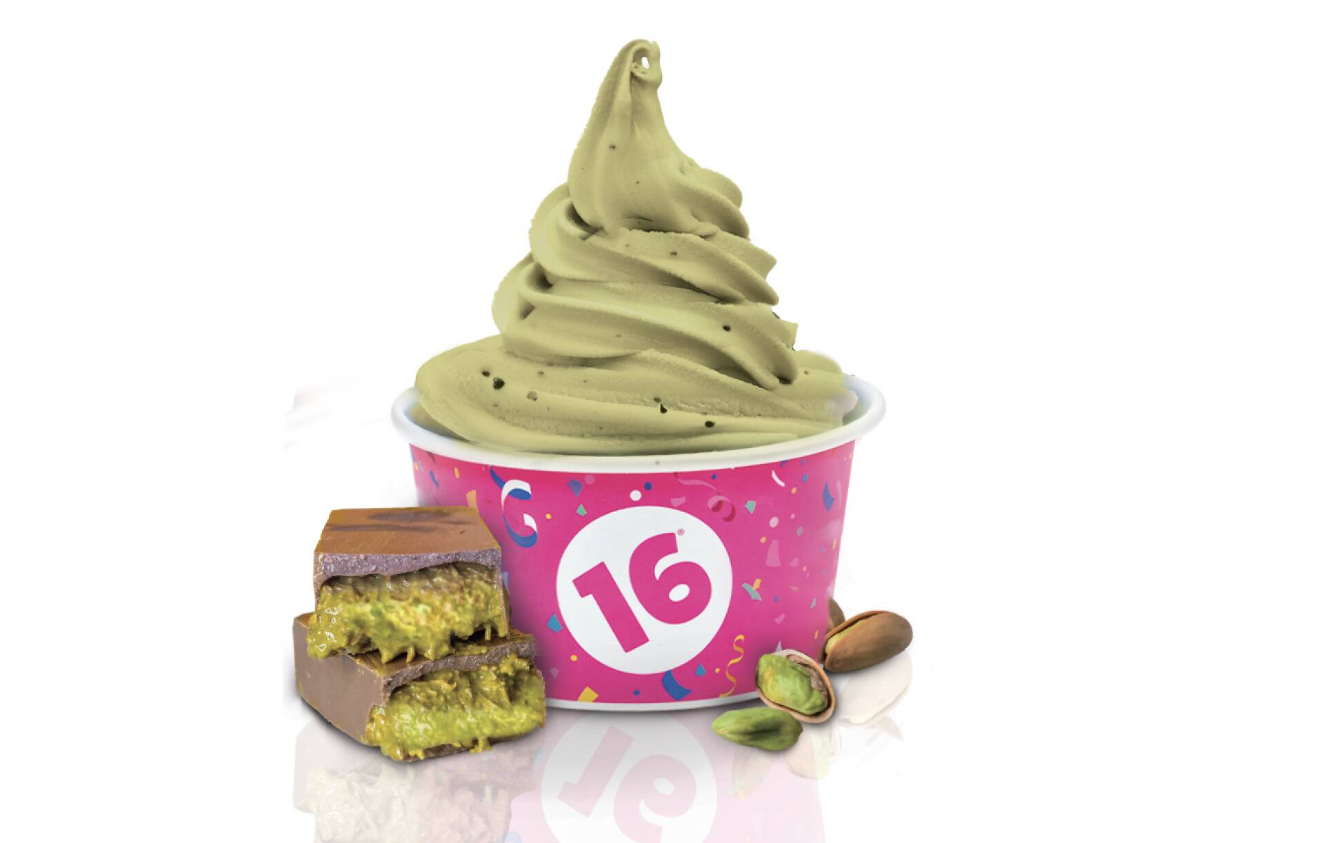 16 Handles will offer a Dubai Chocolate frozen yogurt starting next week
