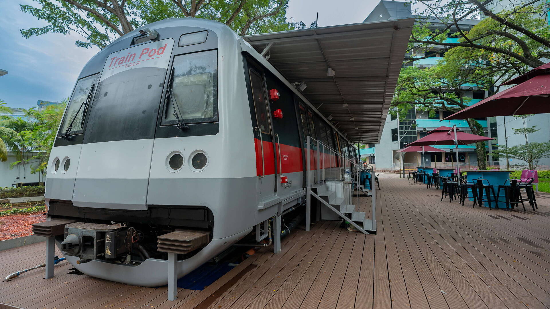 The Train Pod @ One-North Allows You To Stay In An MRT Train Cabin