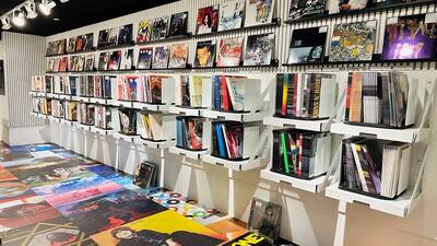 See inside iconic record store Rough Trade Below at Rockefeller Center ...