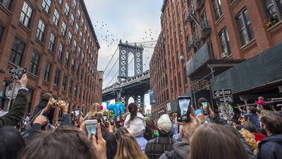 Dumbo Drop 2025 in NYC: See thousands of elephants parachute into Brooklyn