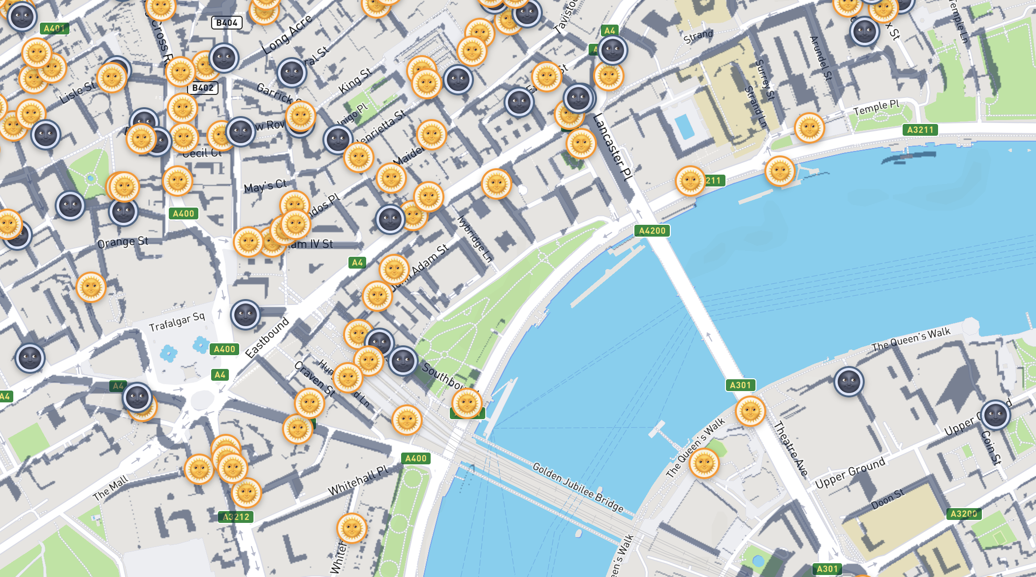 The New London Map That Shows Which Pubs and Beer Gardens Are Currently ...
