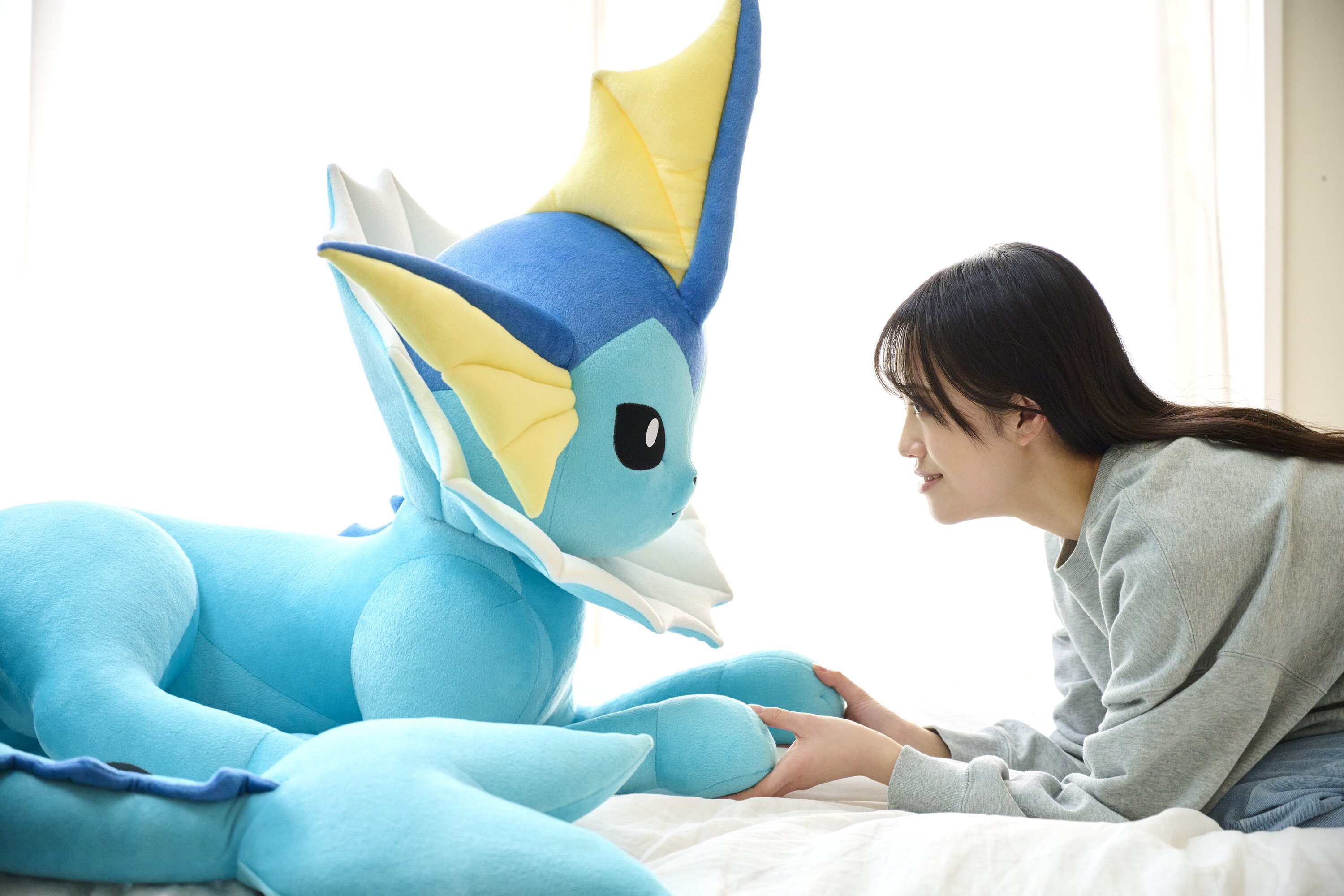 The Pokémon Center is selling life-sized Eevee and Eeveelution plushies