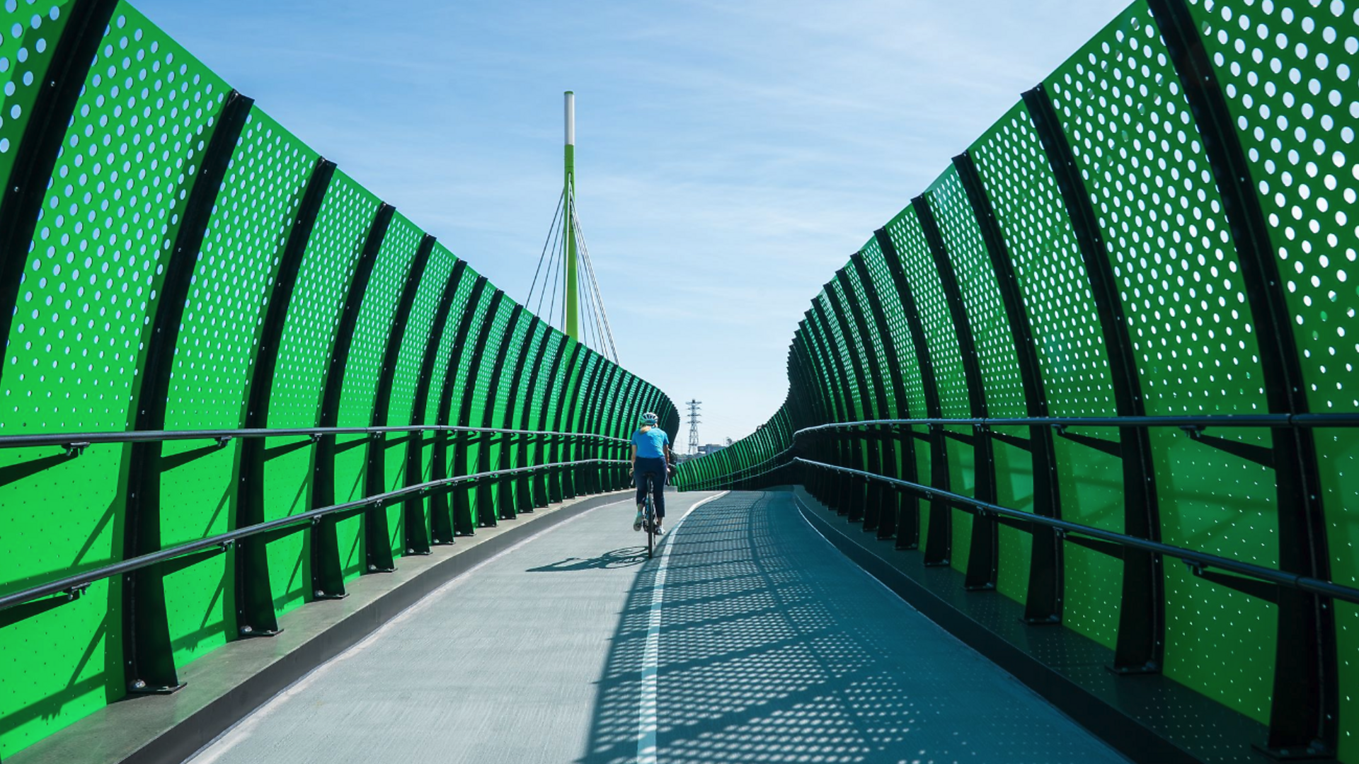 Melbourne’s newest elevated cycling bridge has officially just opened