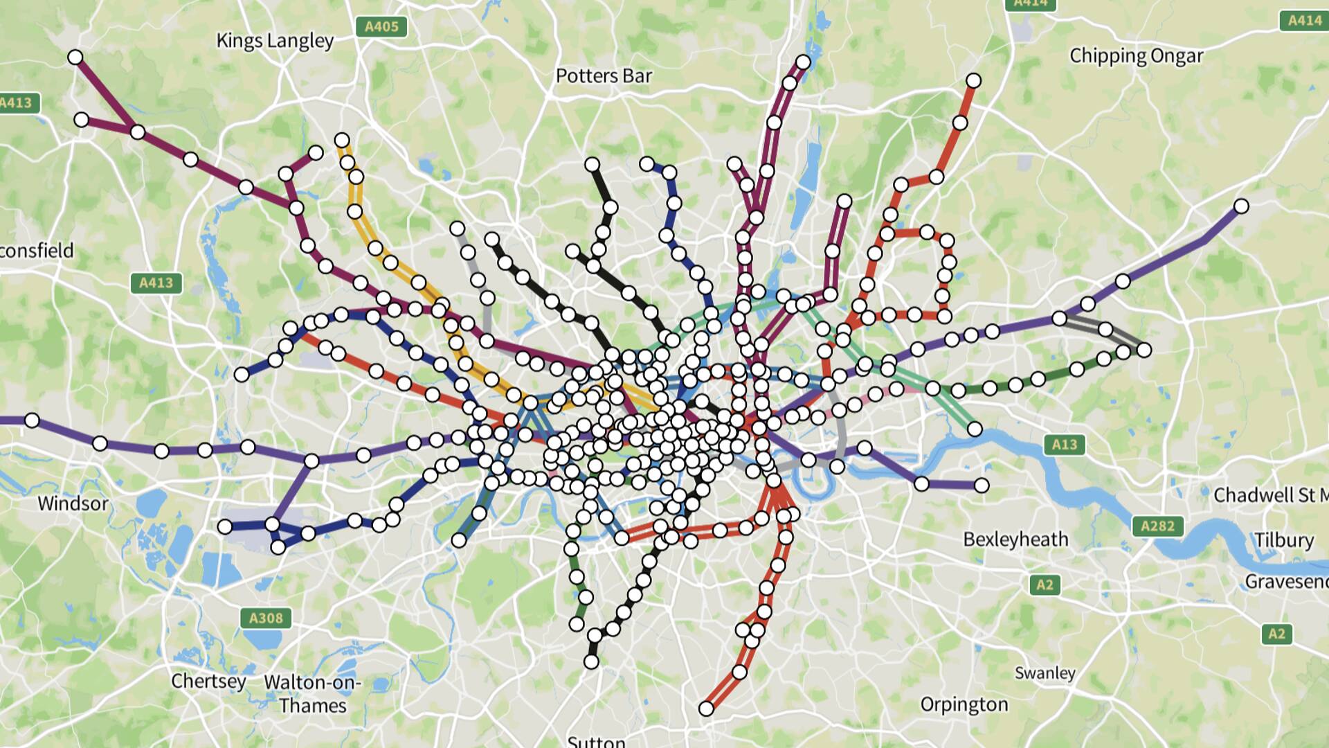 A New Interactive Map Shows How Much It Costs To Live At Every London ...