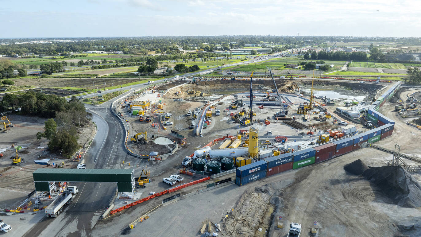Construction has begun on Melbourne's 90km Suburban Rail Loop