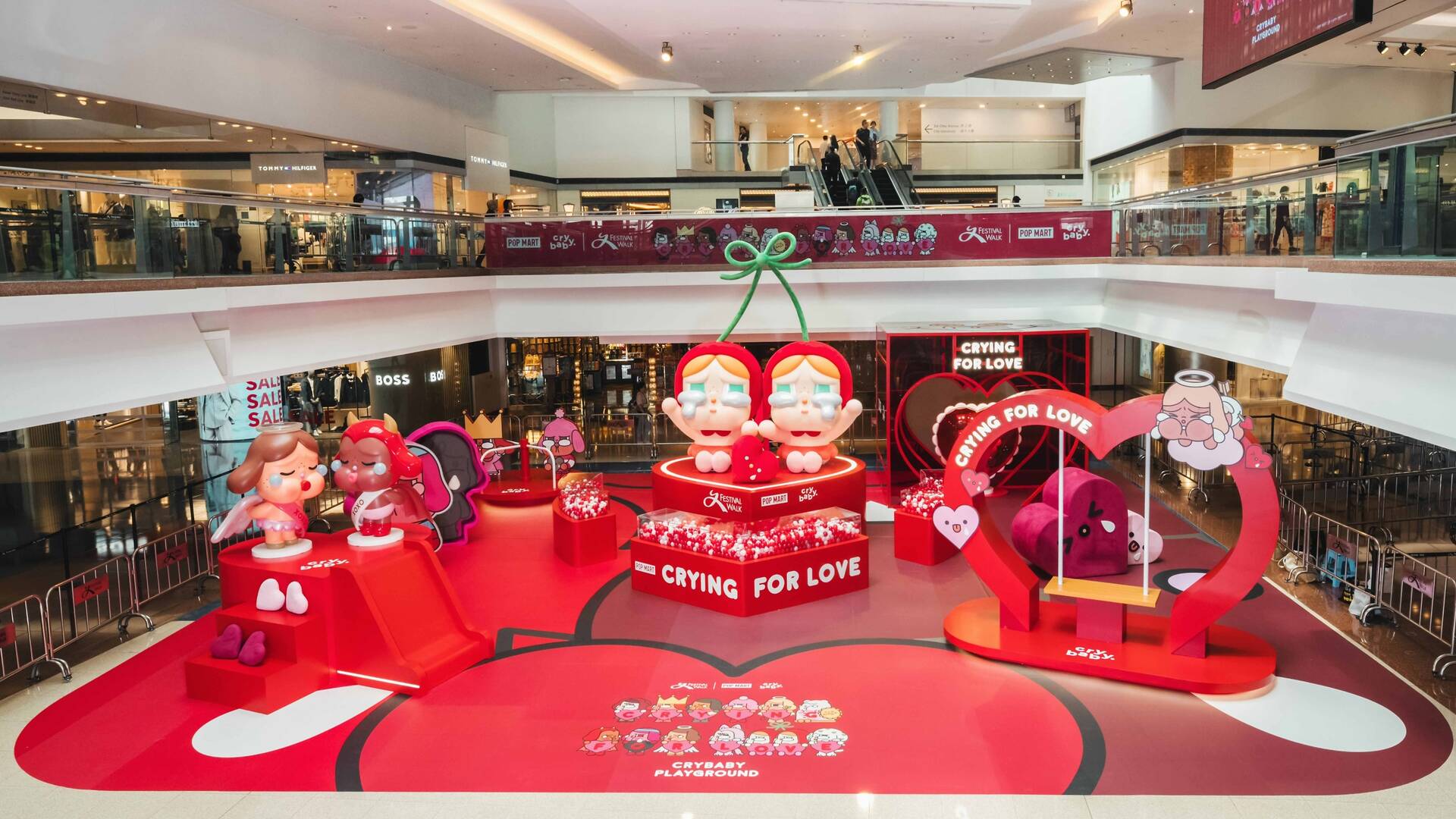 Giant Crybaby installations take over Festival Walk, with a Pop Mart ...