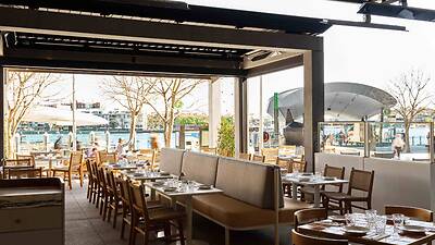 A stunning new waterfront Italian restaurant has opened in Sydney