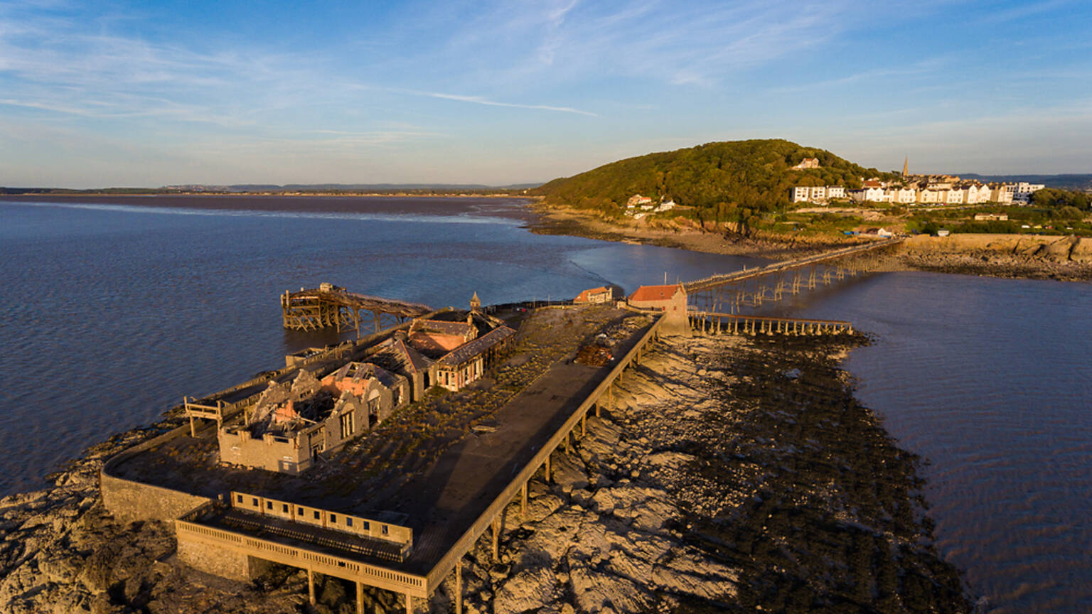 Birnbeck Pier: Abandoned Victorian English Seaside Attraction To ...
