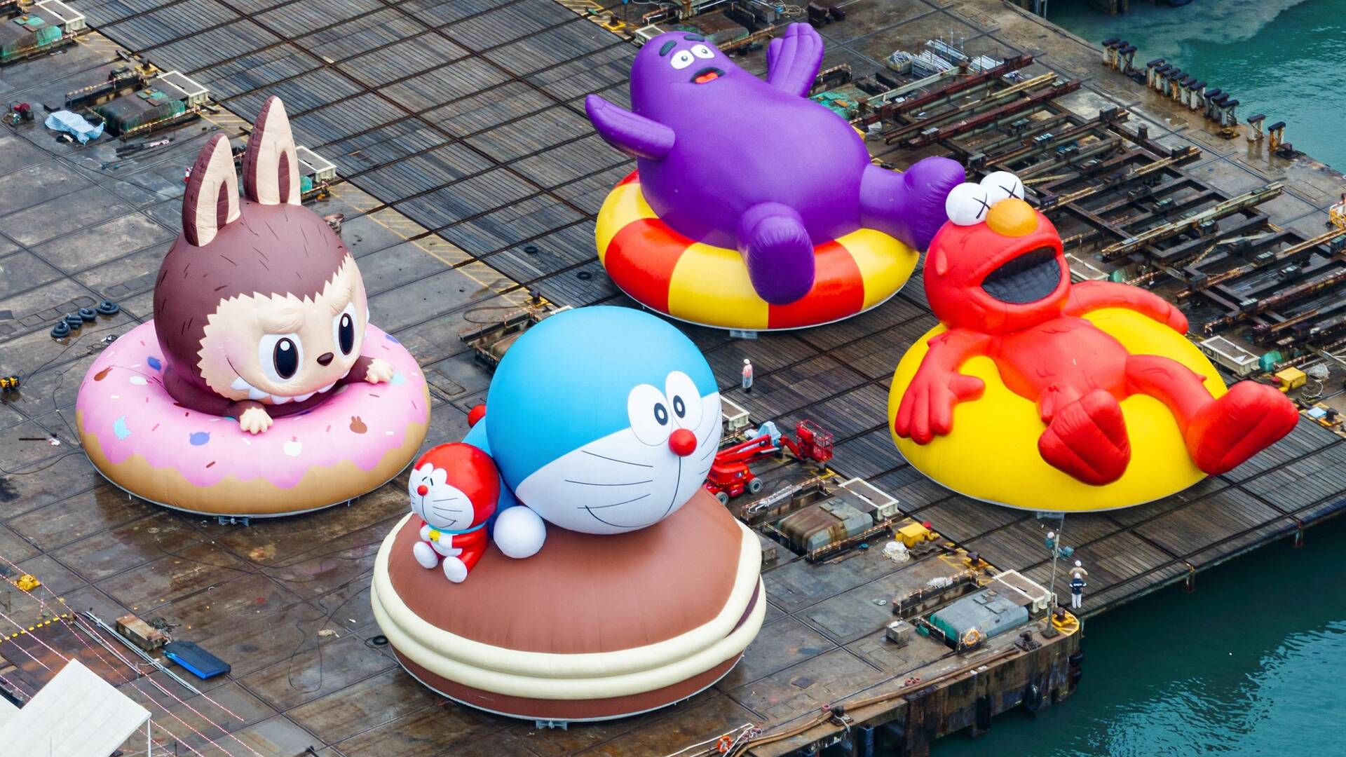 Doraemon, Labubu, and more characters will float down Victoria Harbour ...