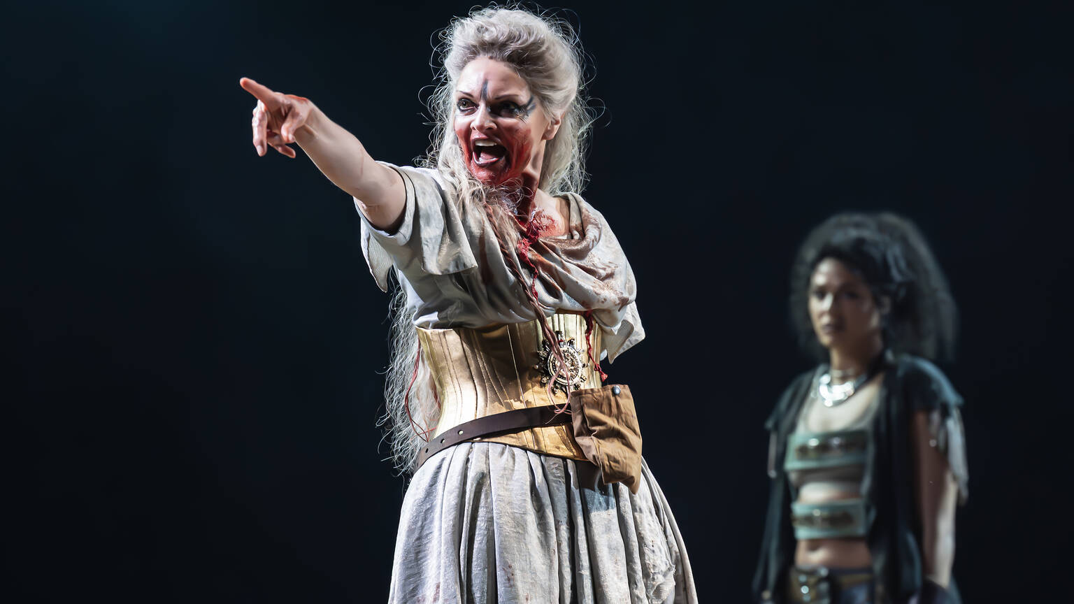 Bacchae, National Theatre Olivier review: raucous new riff on the Greek ...