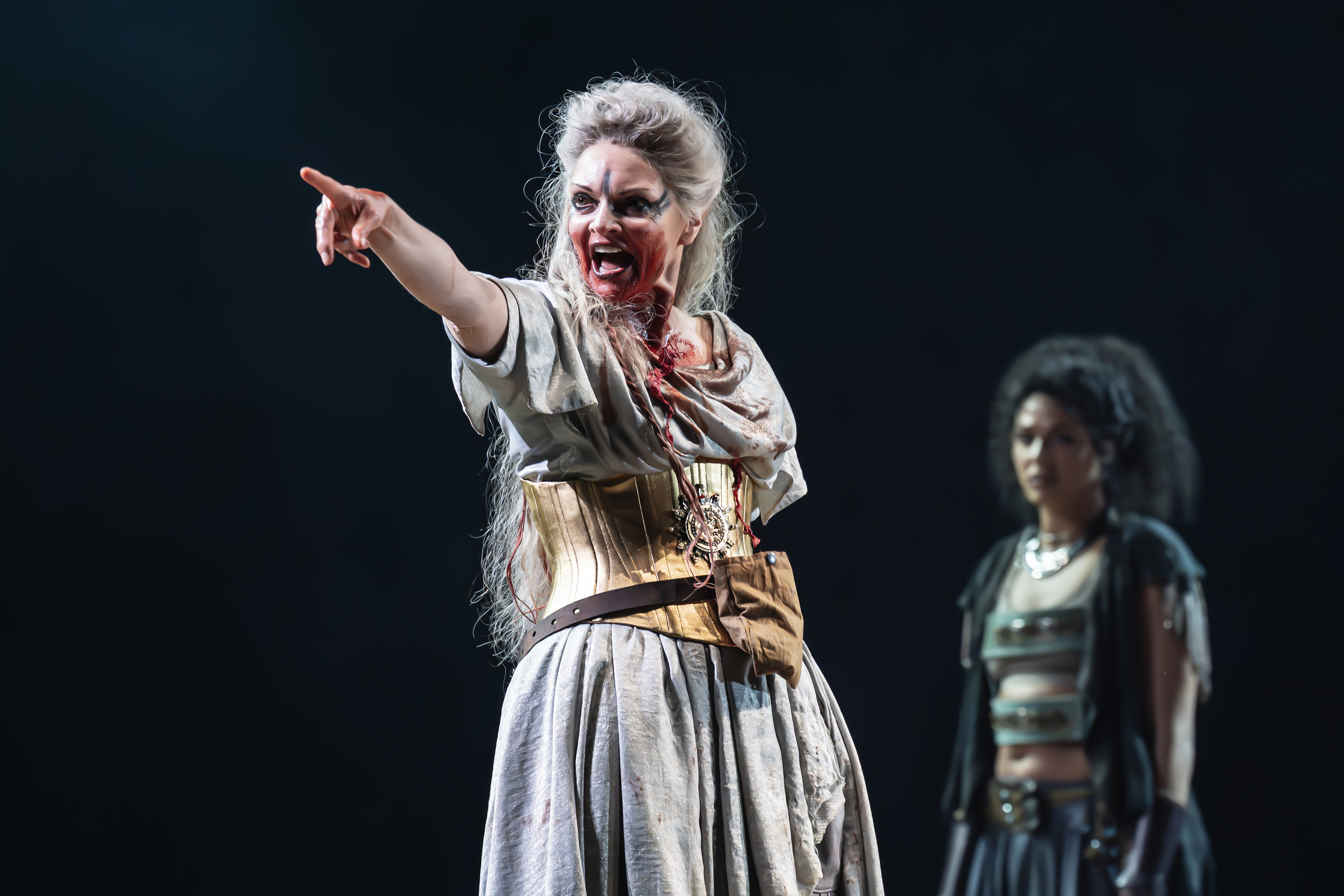 Bacchae, National Theatre Olivier review: raucous new riff on the Greek ...