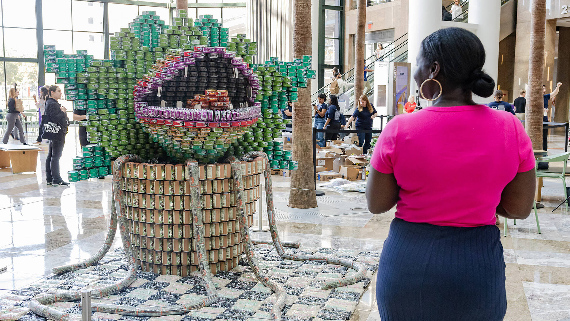 Canstruction New York Returns to Brookfield Place 2025