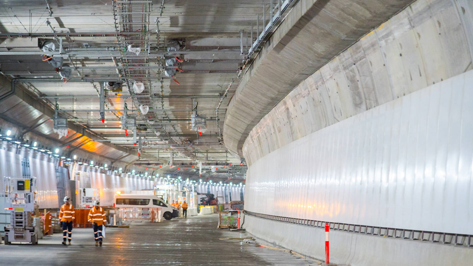 Melbourne's huge new West Gate Tunnel is opening to pedestrians for one day