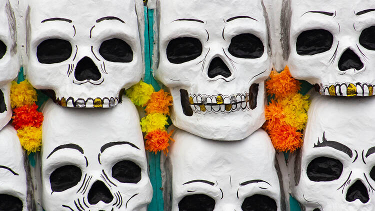 Aprende a hacer tu propia máscara de calavera en este taller gratis