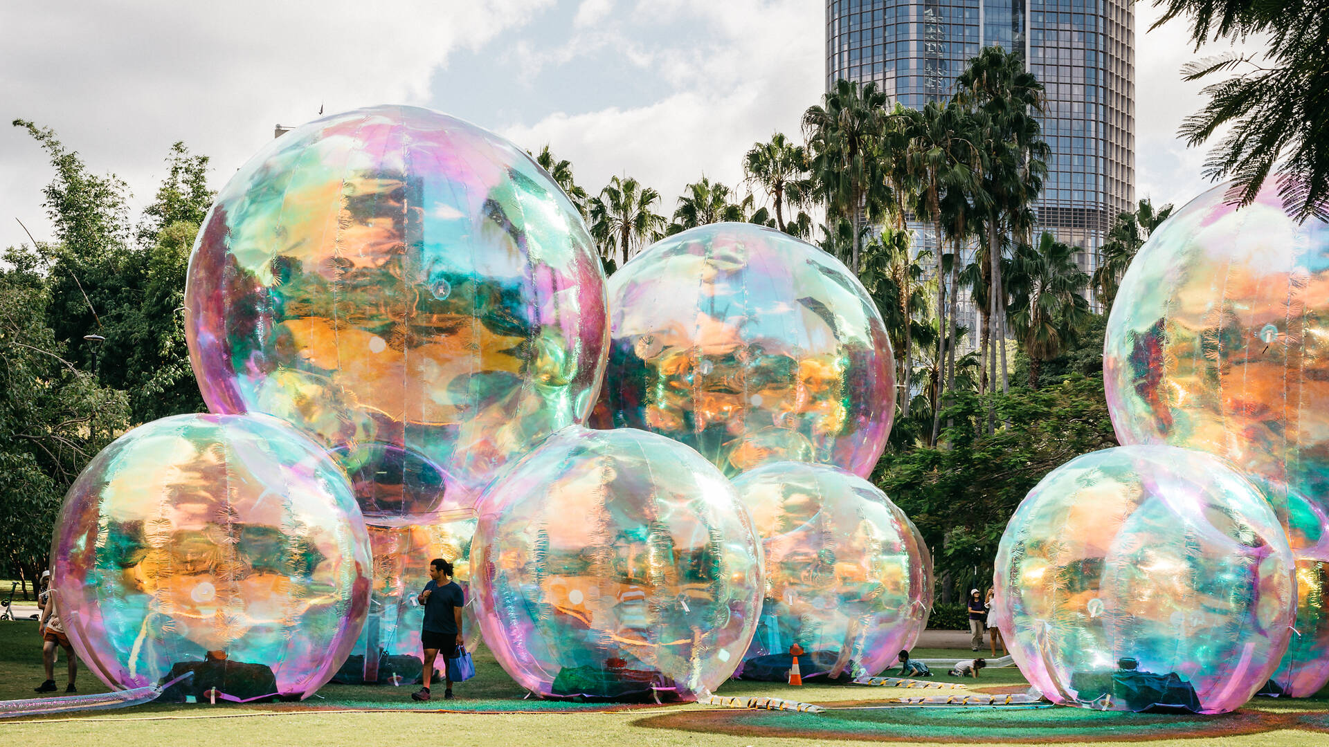 This super immersive bubble installation is popping up in Melbourne