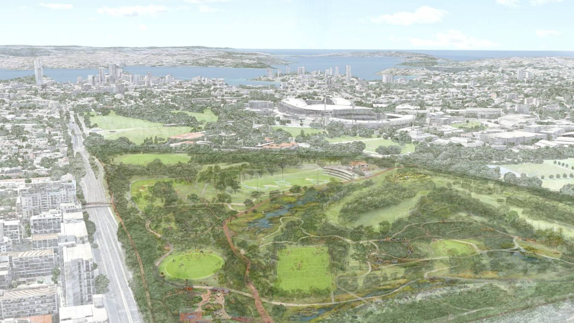 Revealed: A new 20-hectare public park is landing in central Sydney