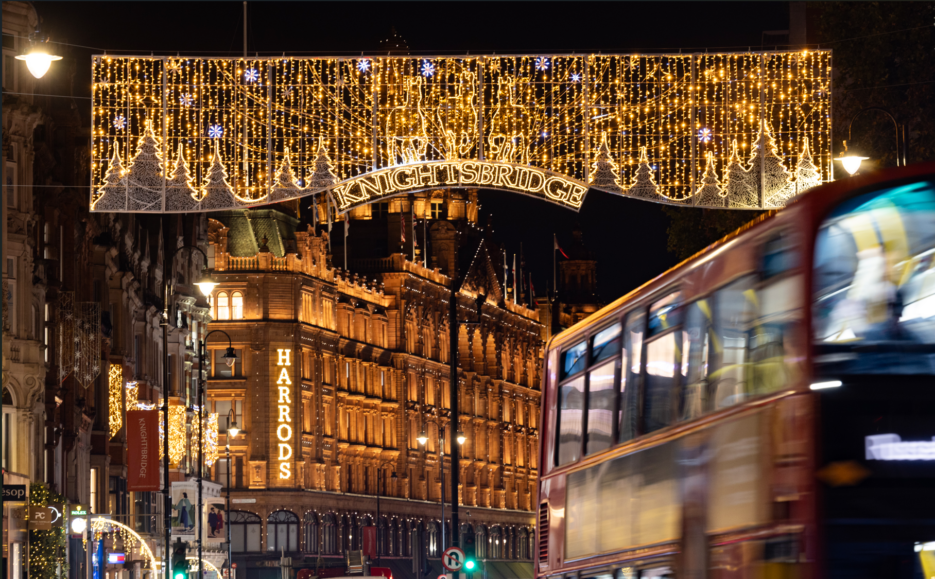 Knightsbridge Christmas Lights | Things to do in London