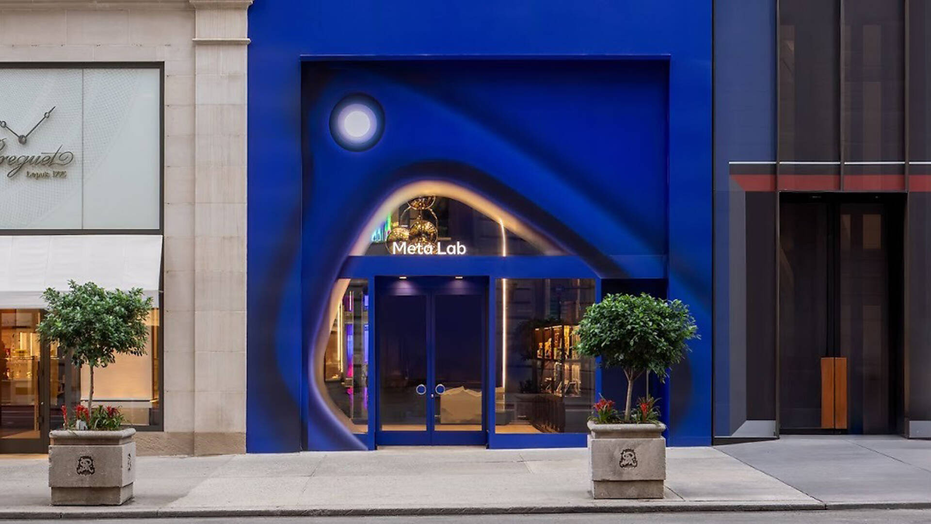 Meta Opens Its First NYC Pop-Up on Fifth Avenue and It's Blue