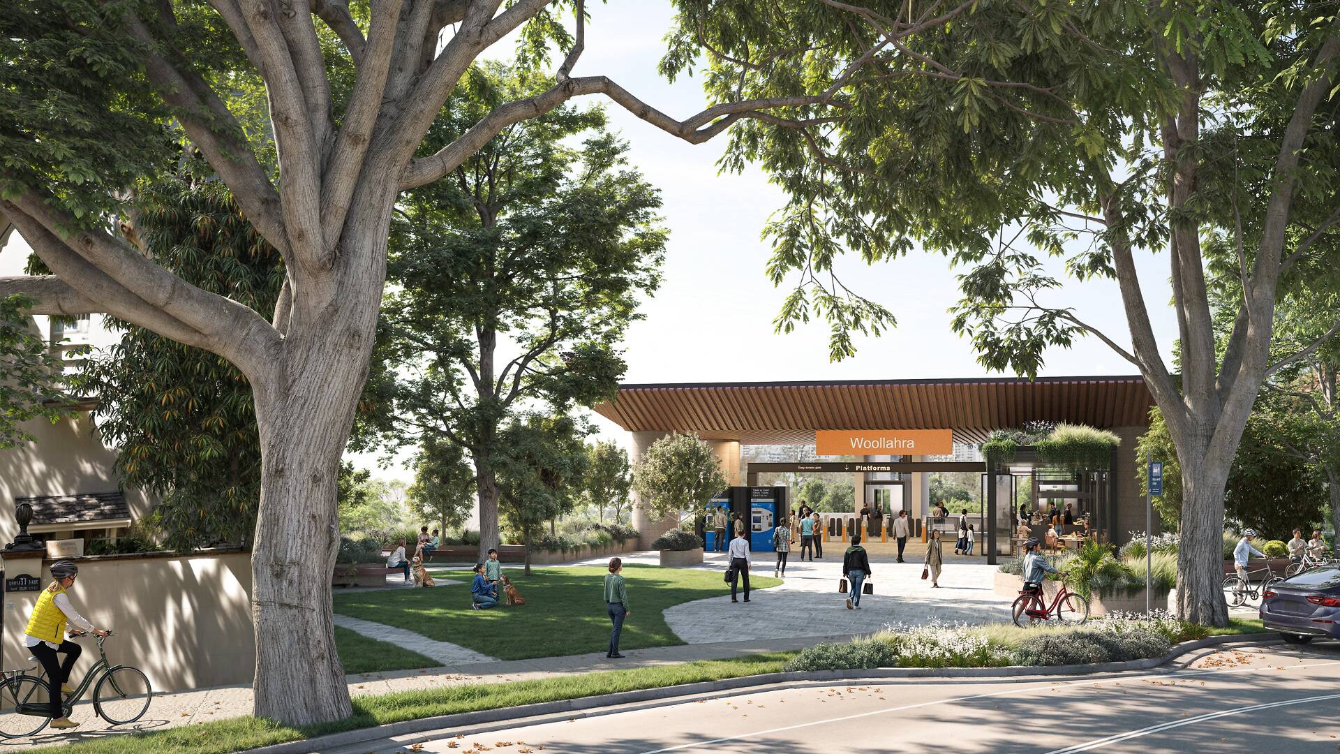 Work on Sydney's Woollahra Station kicked off this weekend