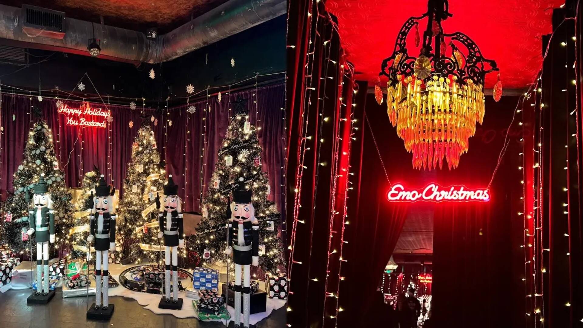See Inside Williamsburg’s Emo Christmas Holiday Pop-Up Bar in NYC