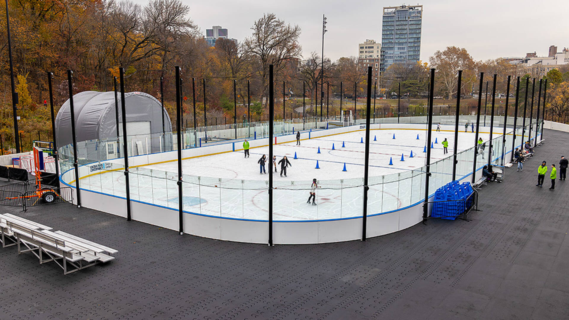 See Pictures of the New Ice Rink That Just Opened in Central Park, NYC