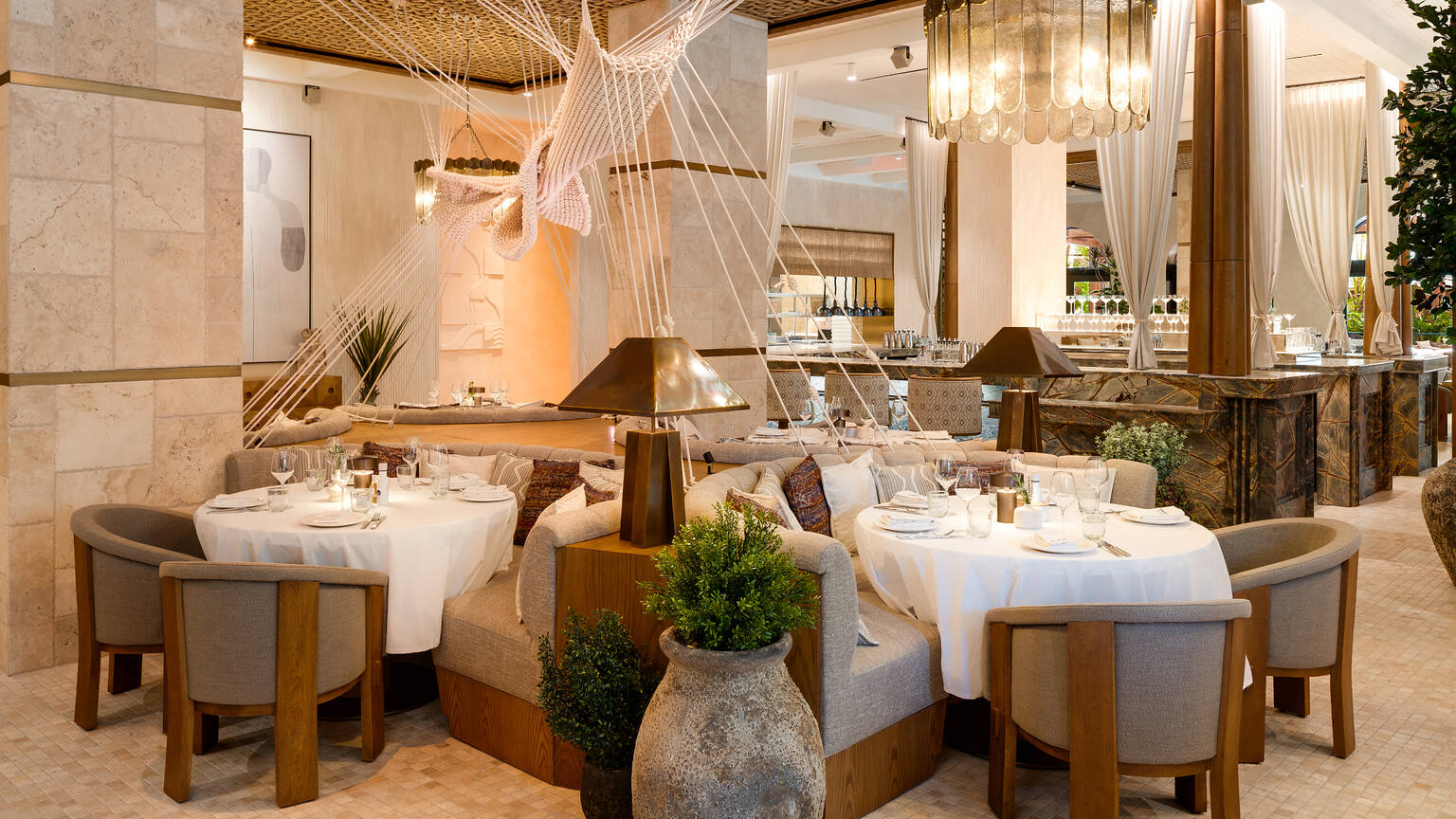 See Inside the Beautiful New Ava Restaurant in Miami, Also Home to a Members-Only Club