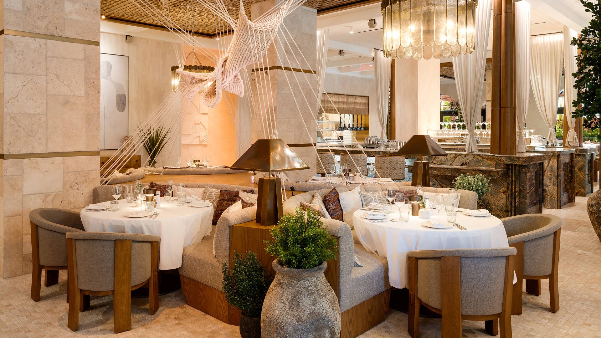 See Inside the Beautiful New Ava Restaurant in Miami, Also Home to a ...