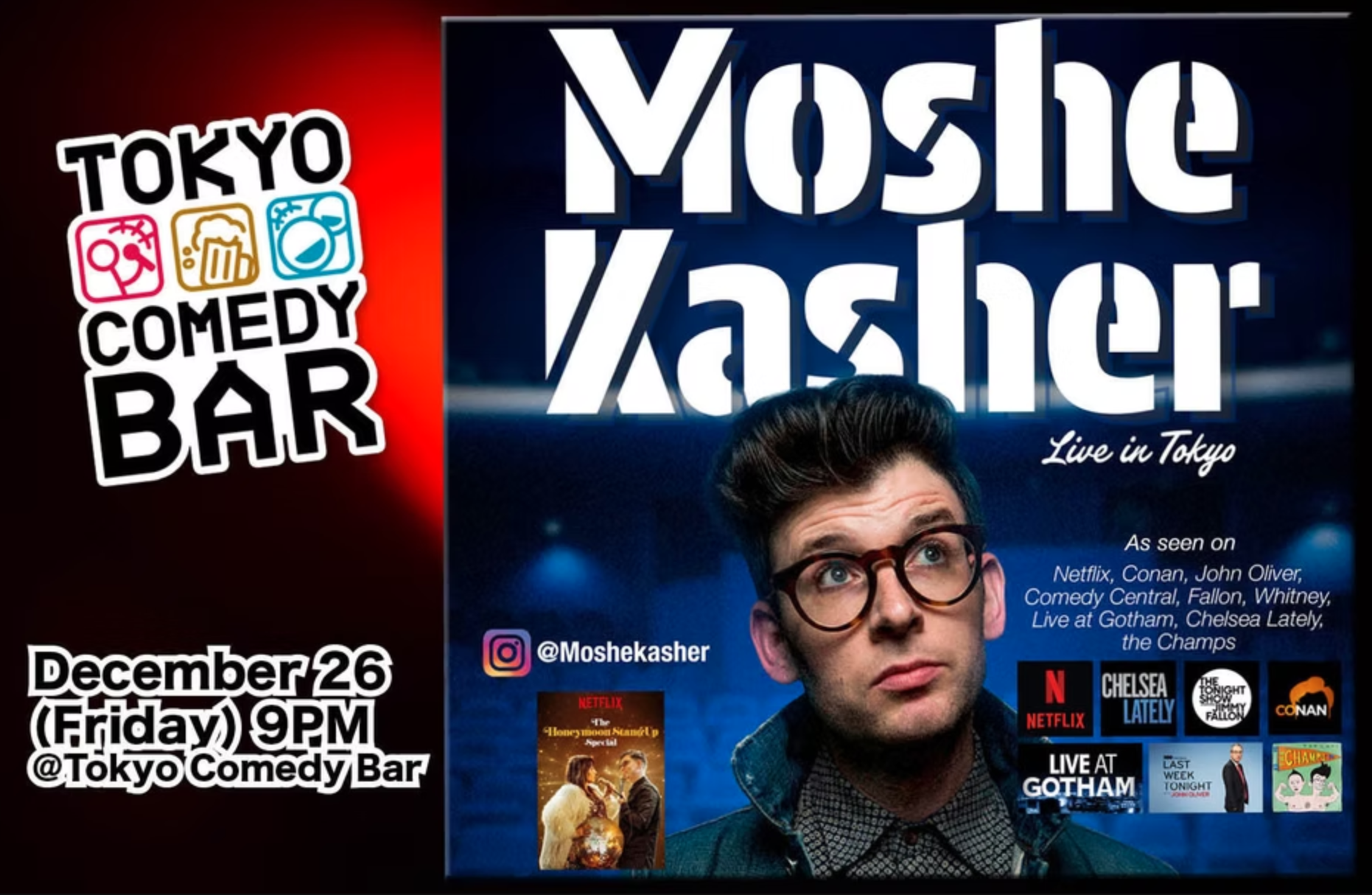 Moshe Kasher – Live in Tokyo | Comedy in Tokyo