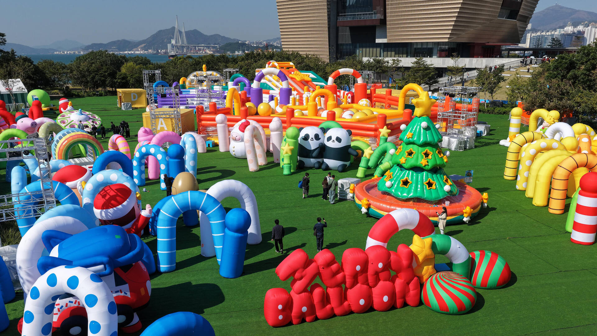 The Merry Balloon giant inflatable playground bounces into West Kowloon