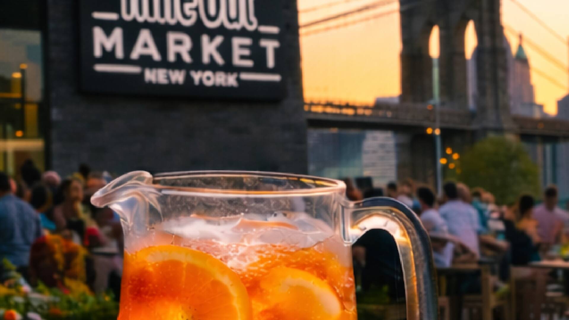 Discover Sunset Spritz Hour at Time Out Market in Dumbo