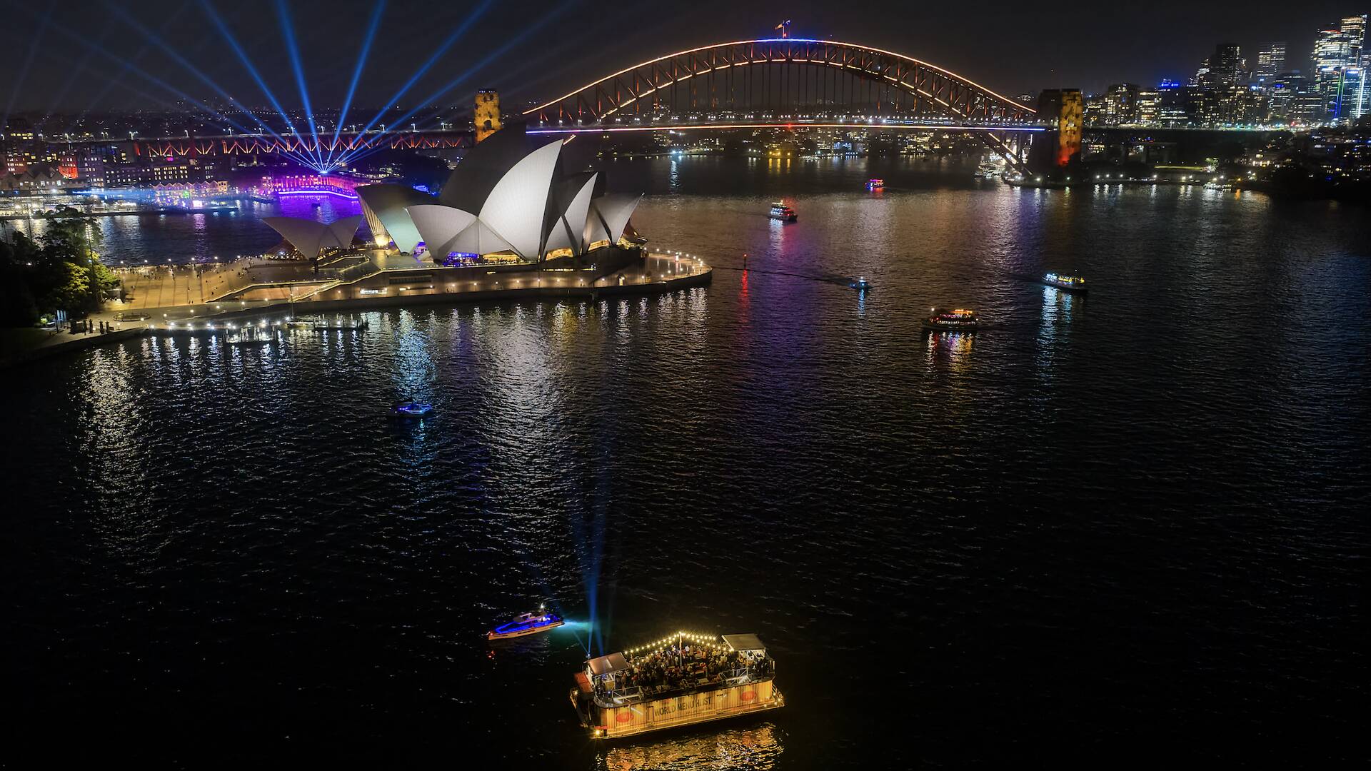 Something strange floated through Sydney Harbour during Vivid – and it ...