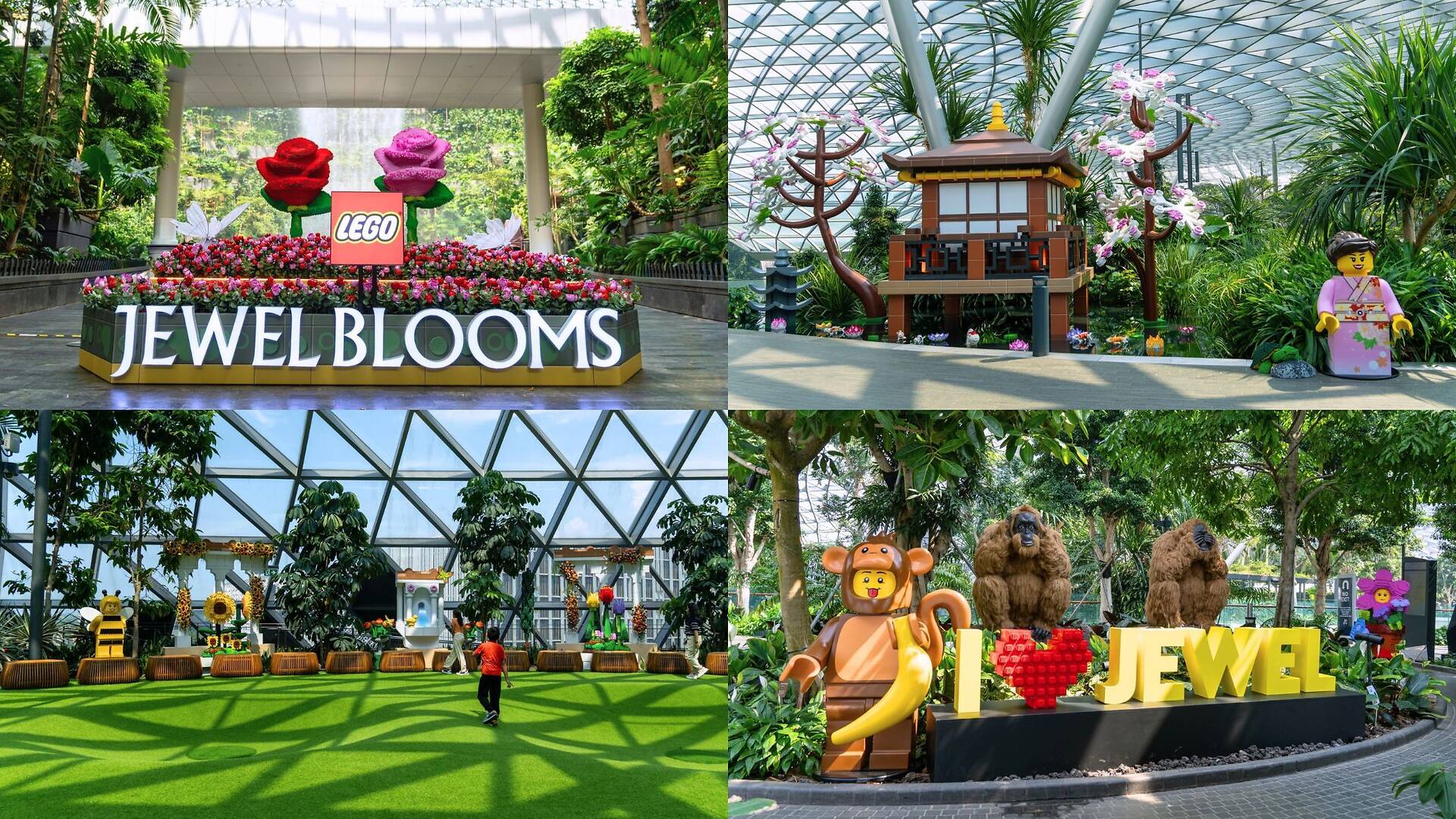 Lego Botanicals at Jewel Changi Airport: 800,000 Lego Flowers Take Over ...