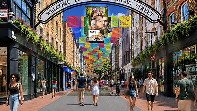 A Huge Free Frida Kahlo Installation Will Take Over Carnaby Street This ...