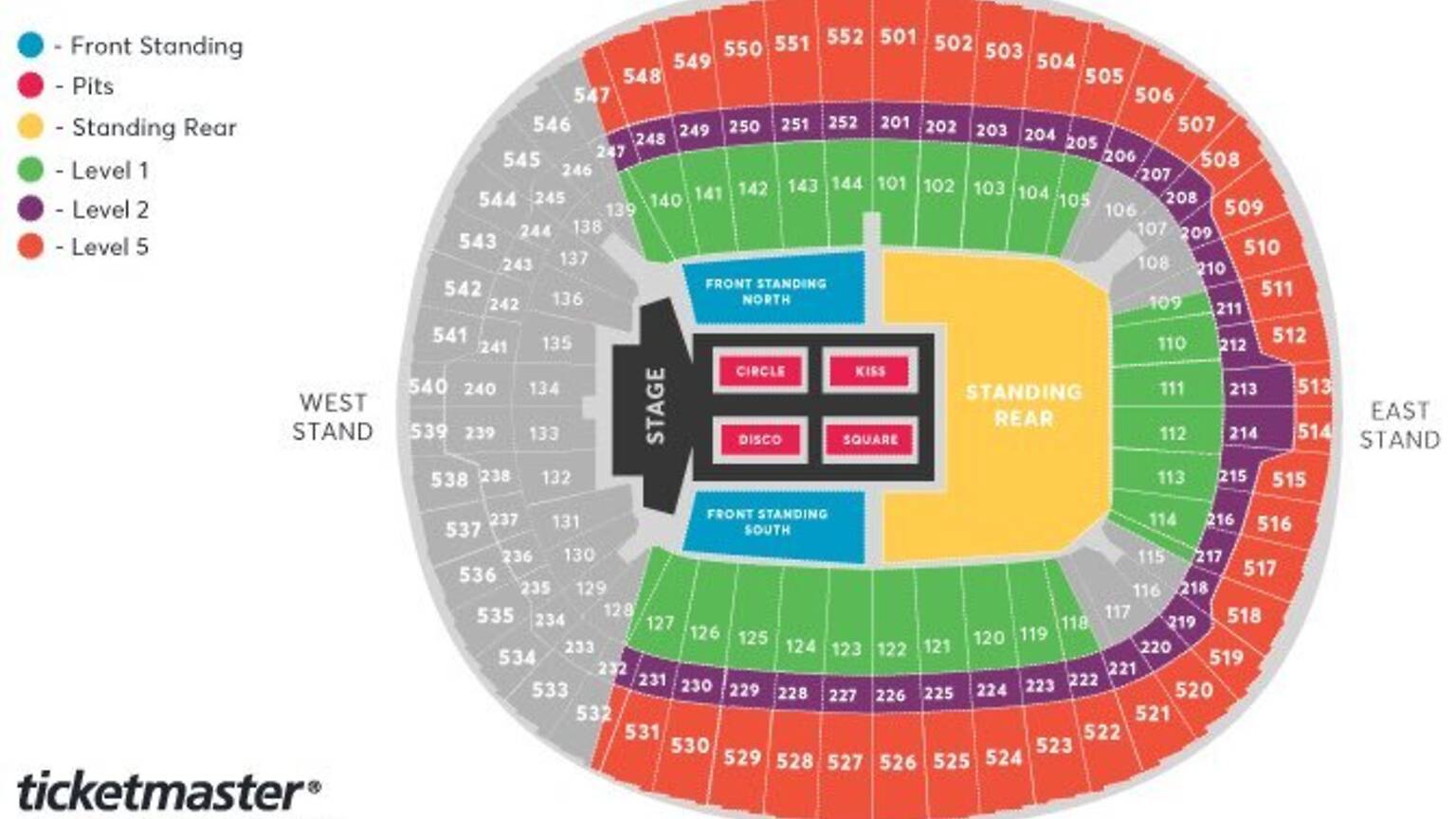 Harry Styles Wembley Seating Plan: Best Seats and Capacity for London ...