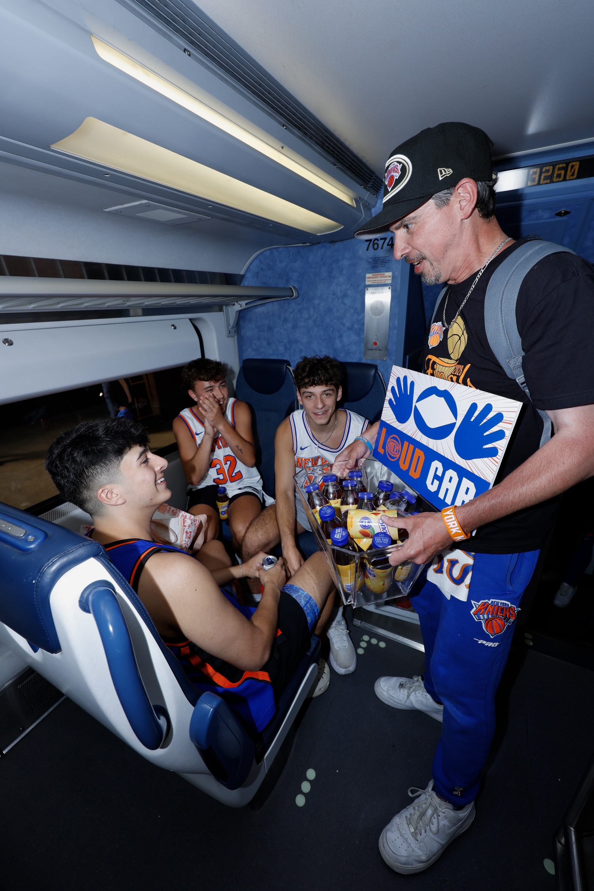 NYC Commuter Trains Transform Into Knicks Hype Zones Ahead of Game 4 of ...
