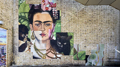 Six Frida Kahlo Inspired Murals Have Popped Up Around London’s South Bank
