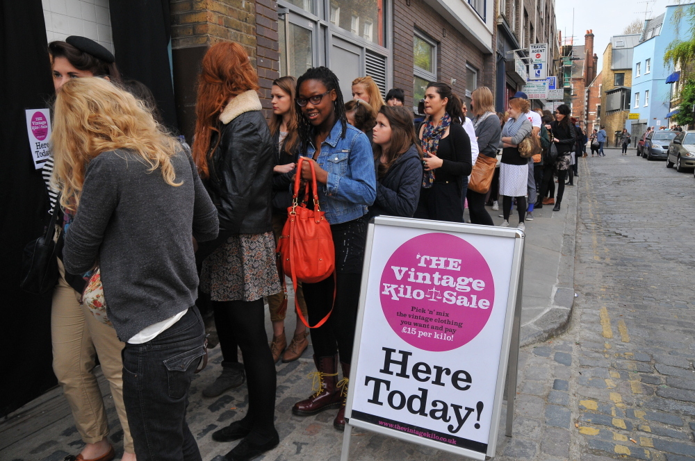 The Vintage Kilo Sale | in London